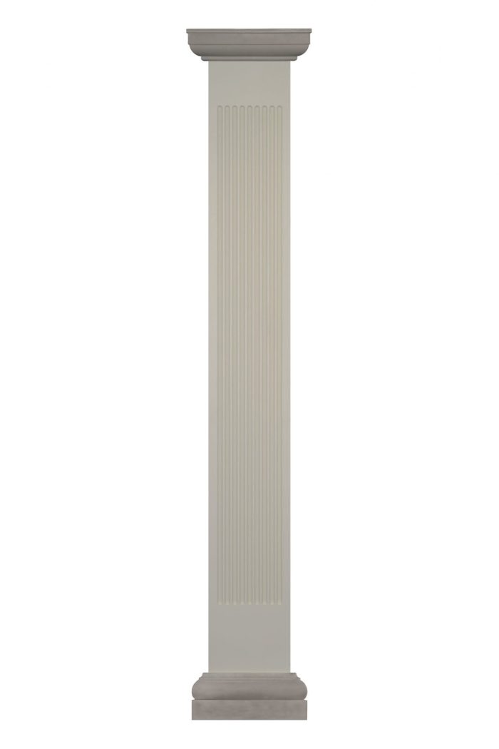 RoyalWrap PVC Column Wrap Non-Tapered Fluted